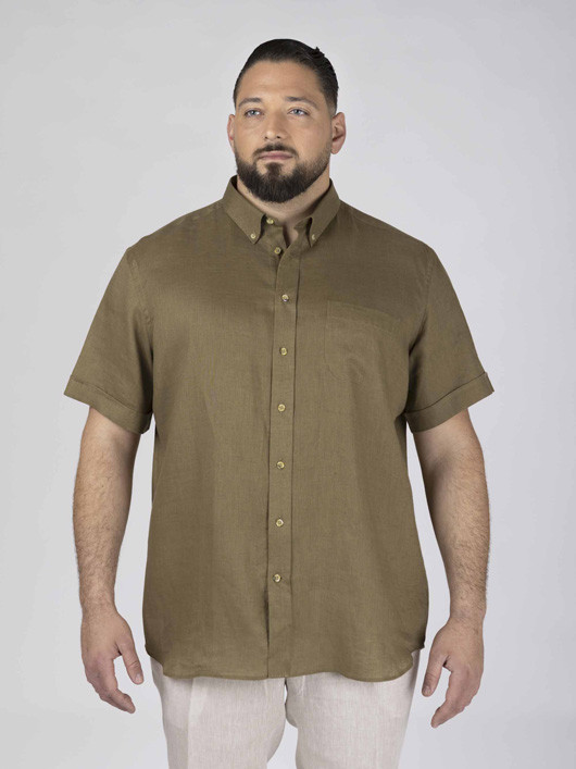 Chemisette Zack Lin Kaki Capel Grande Taille kaki homme grande taille ...