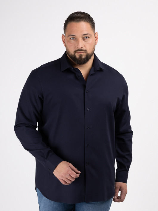 Chemise Marine Max/leo Capel Capel Grande Taille marine homme grande ...