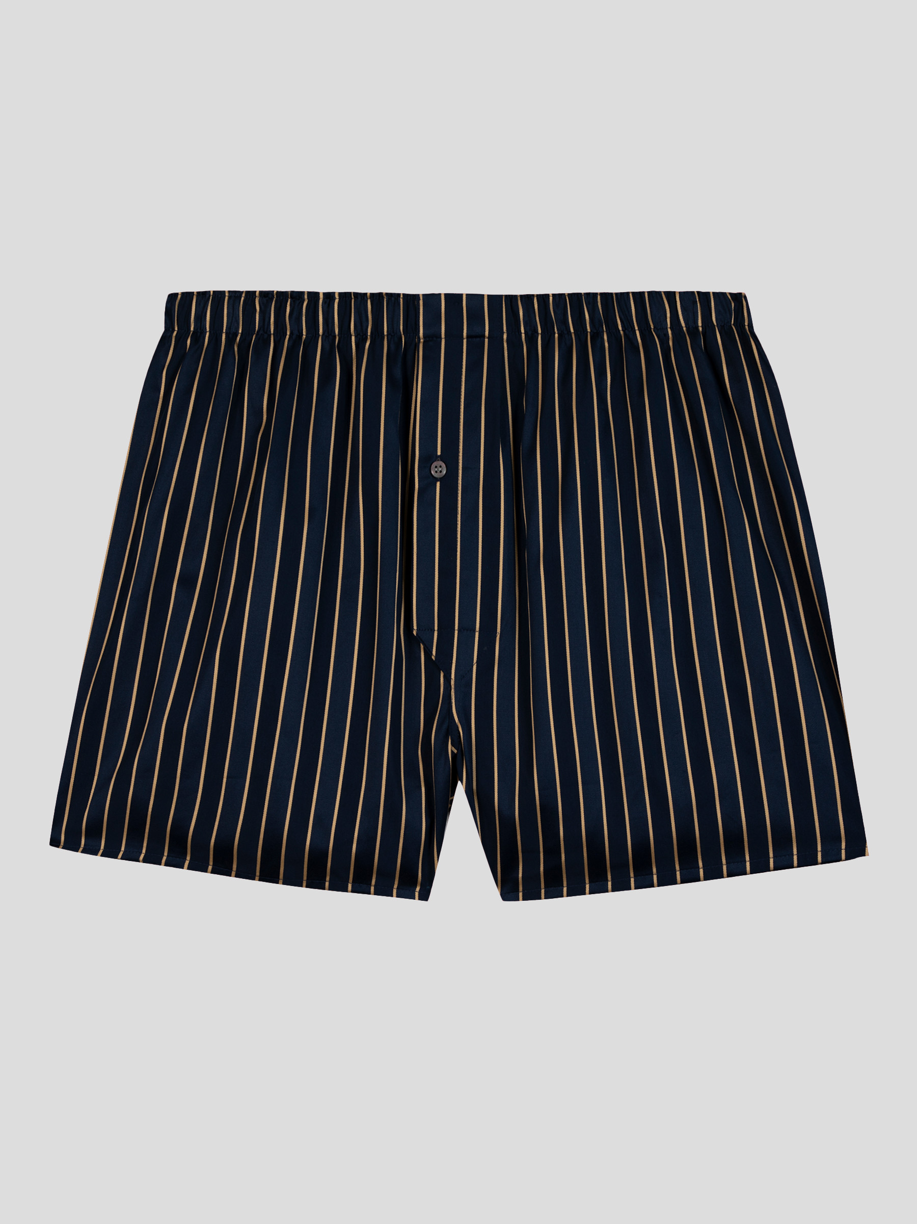 Caleçon Marine Rayé Derek Rose | Capelstore