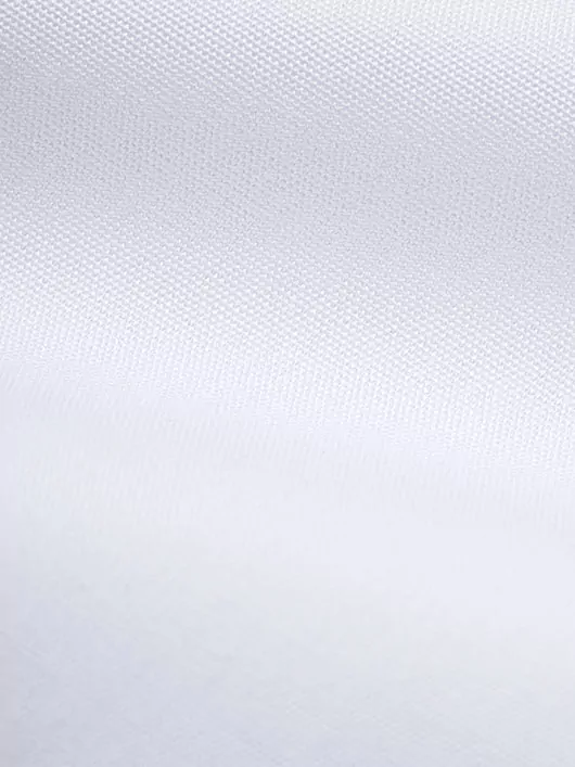 Chemise 100% coton Dobby blanche homme grande taille | Capel