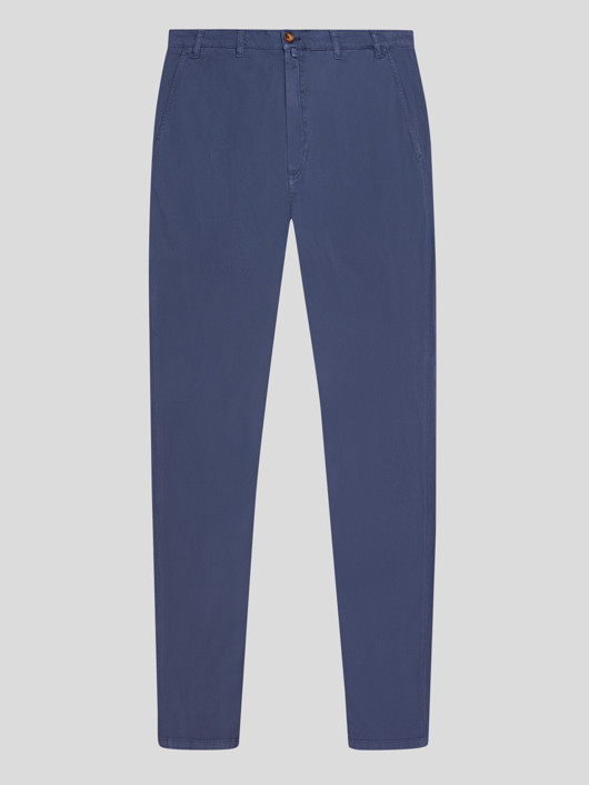 Chino Uni Bleu Capel Grande Taille homme grande taille - Capelstore
